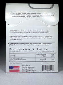 Iron Plus Patch 30-Day Supply